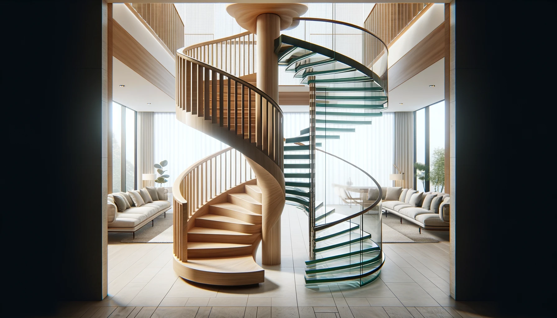 What’s the Difference Between Spiral and Circular Stairs? - GRT STAIR